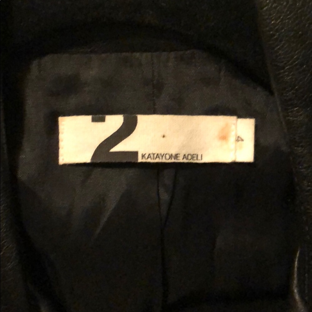 Katayone Adeli Vintage Leather Jacket Size - Gem